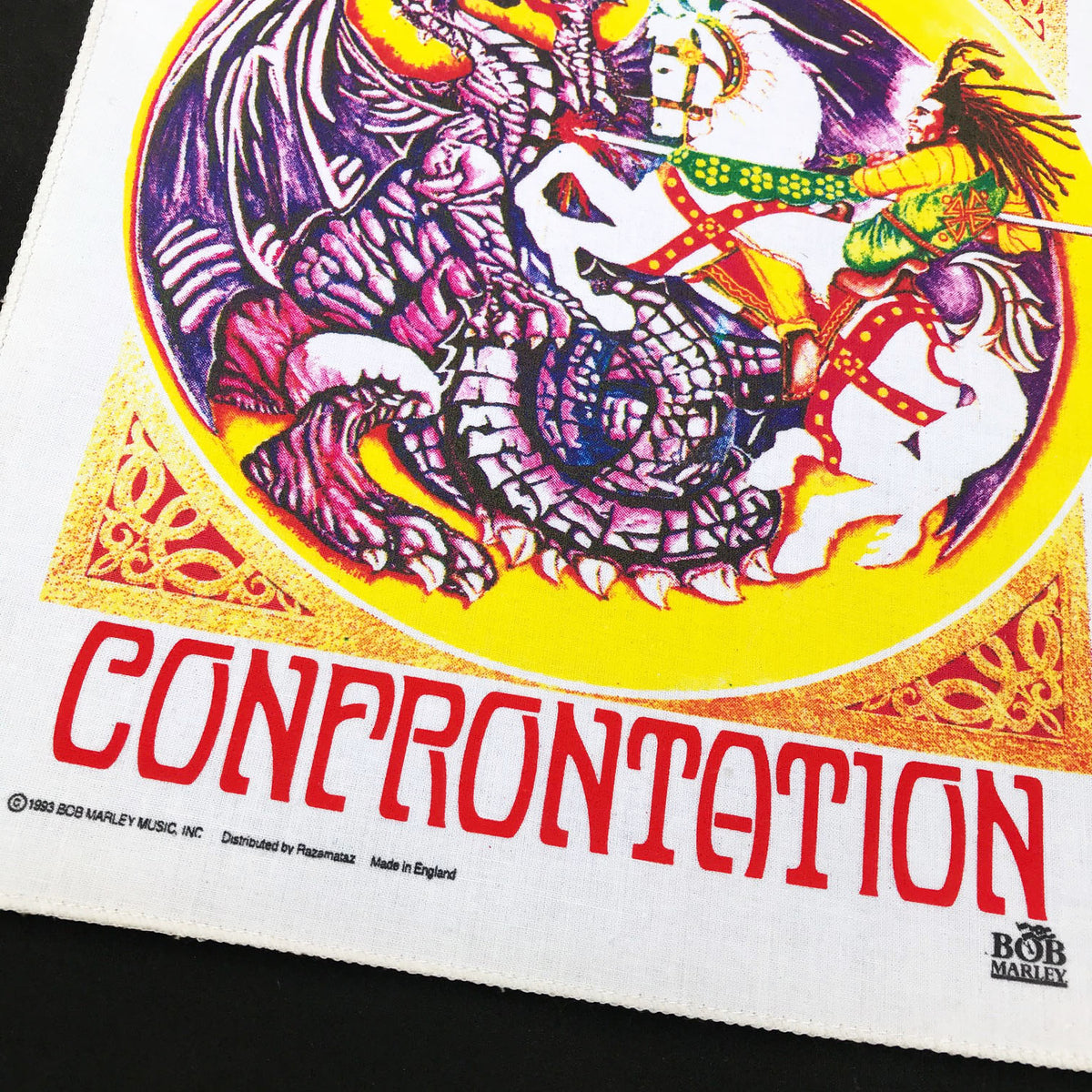 BOB MARLEY CONFRONTATION 93 BACK PATCH – Temple of Nostalgia