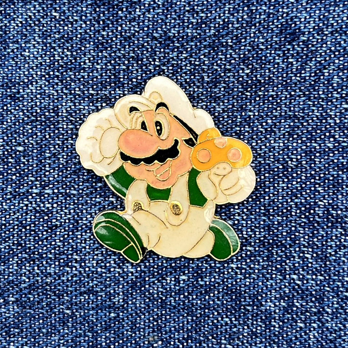 SUPER MARIO BROS. LUIGI 1UP 80'S PIN – Temple of Nostalgia